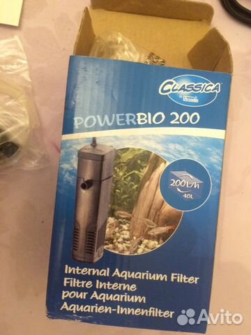 Фильтр для аквариума новый power bio 200