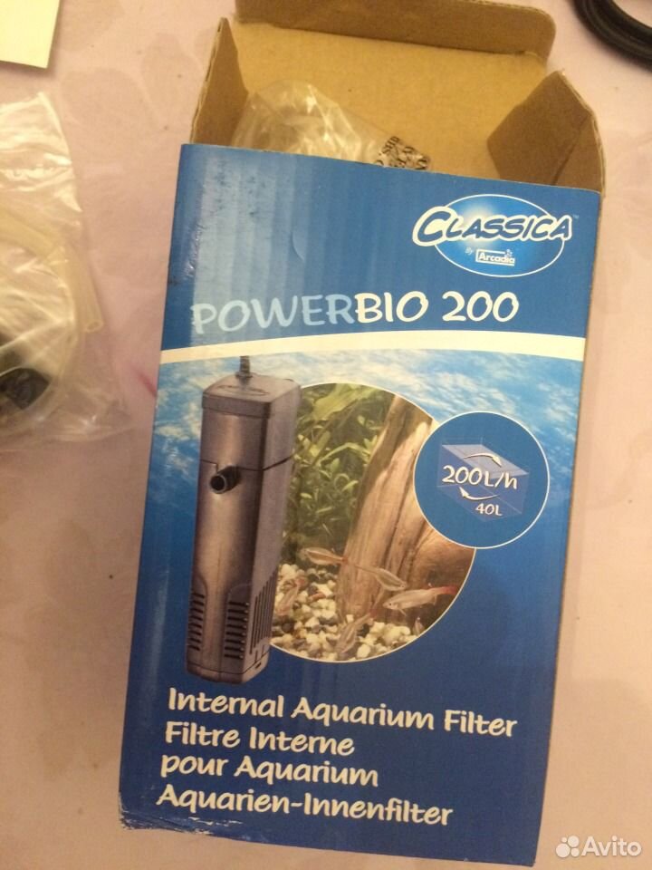 Фильтр для аквариума новый power bio 200