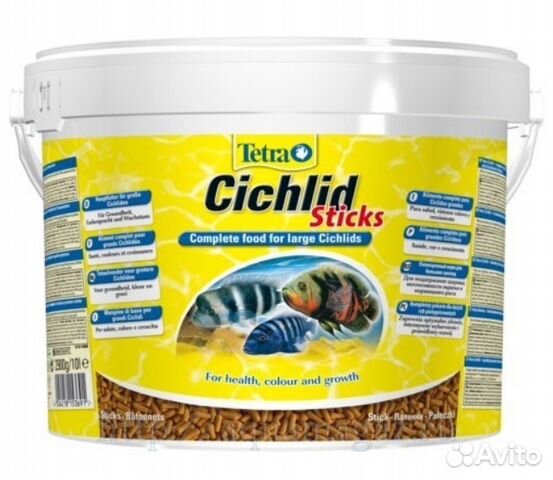 Корм Tetra Cichlid Sticks для цихлид