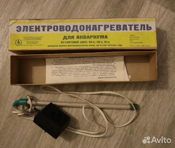 Электронагреватель аквариумный с терморегулятором