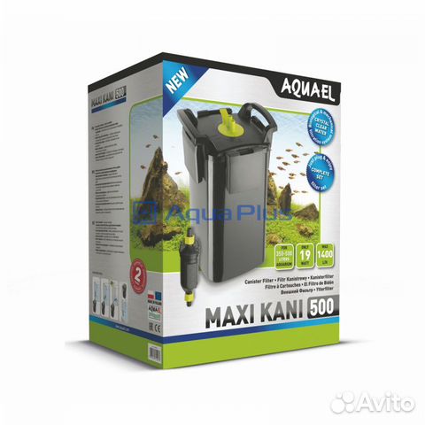 Внешний фильтр для аквариума Aquael maxi kani 500