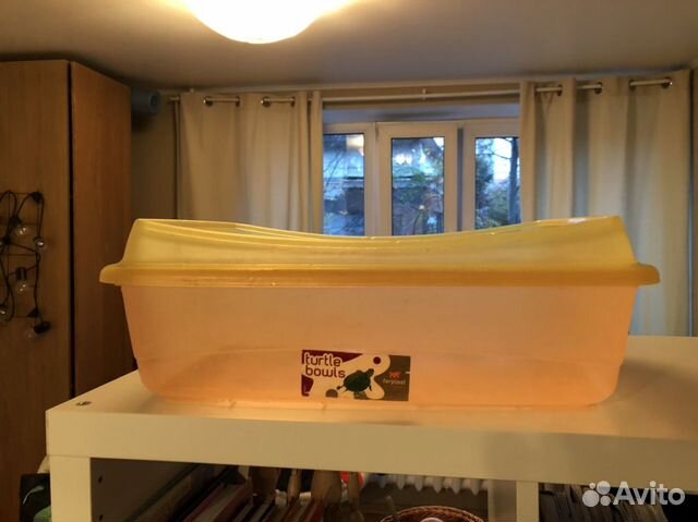 Пластиковый бассейн аквариум для черепах